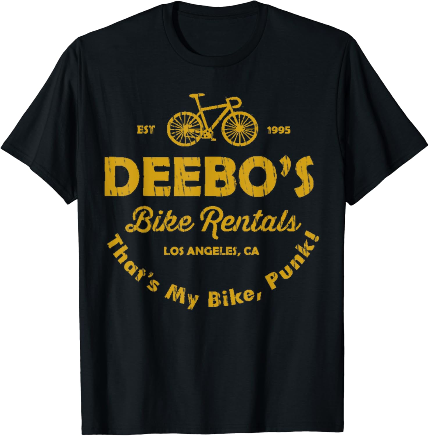 Amazon.com: Deebo's Bike Rentals Vintage Retro T-Shirt : Clothing, Shoes & Jewelry